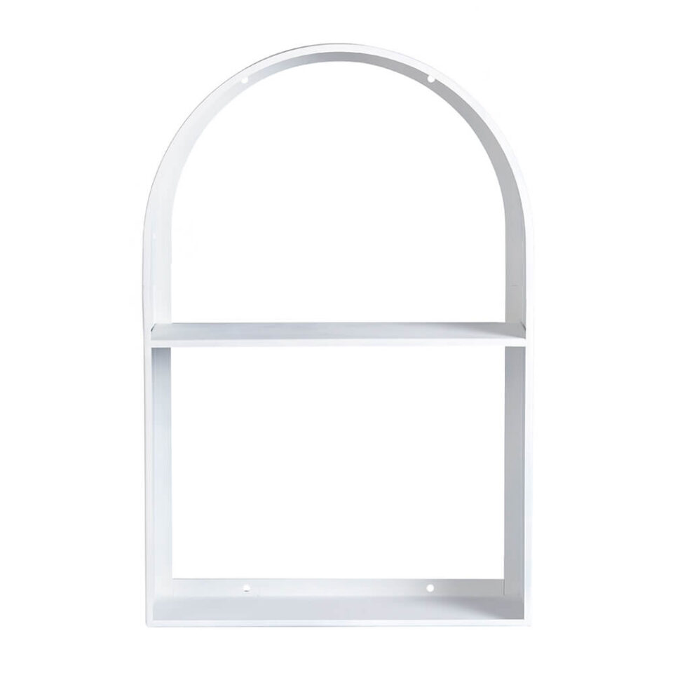 Metal Arch Box White | Comfortel Salon Furniture UK