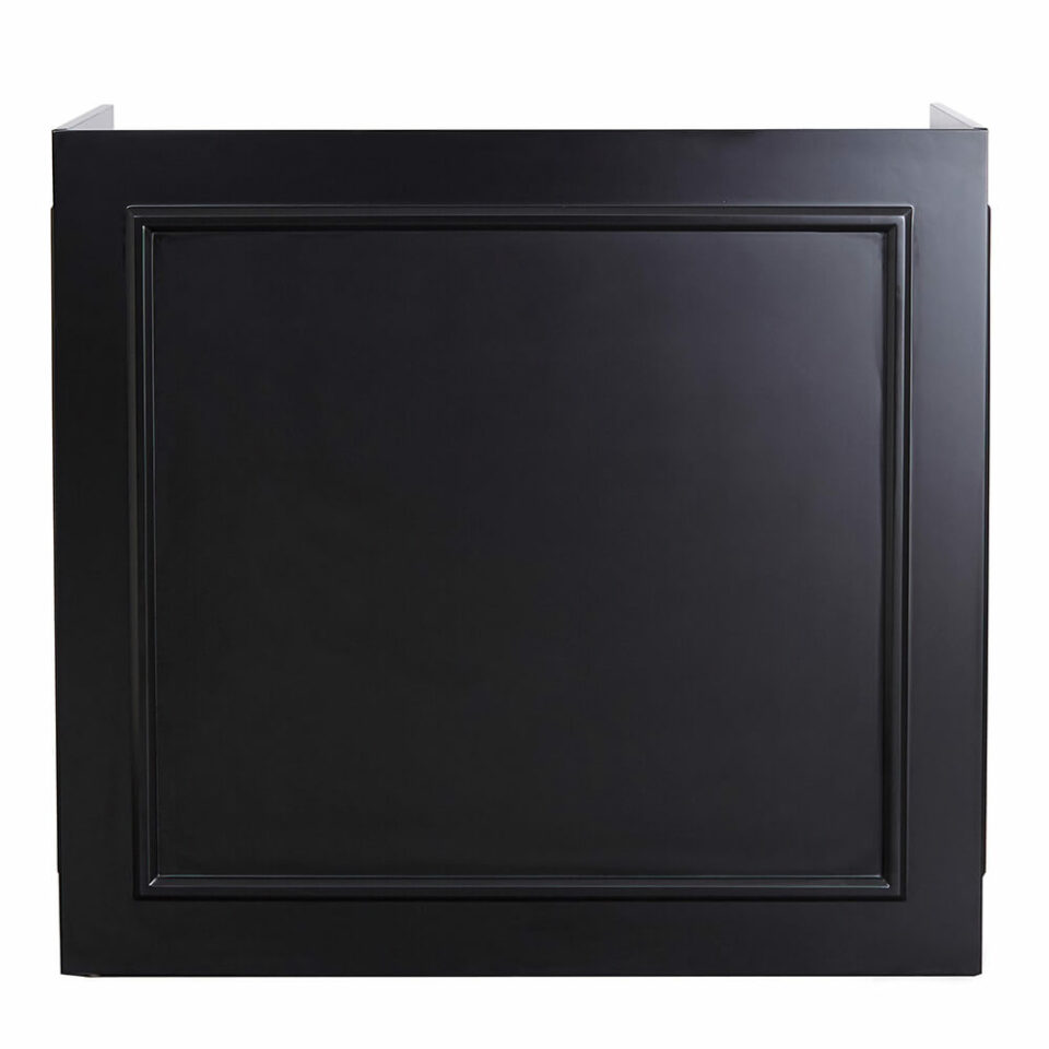 Taylor Reception Desk Black | Comfortel Salon Furniture UK