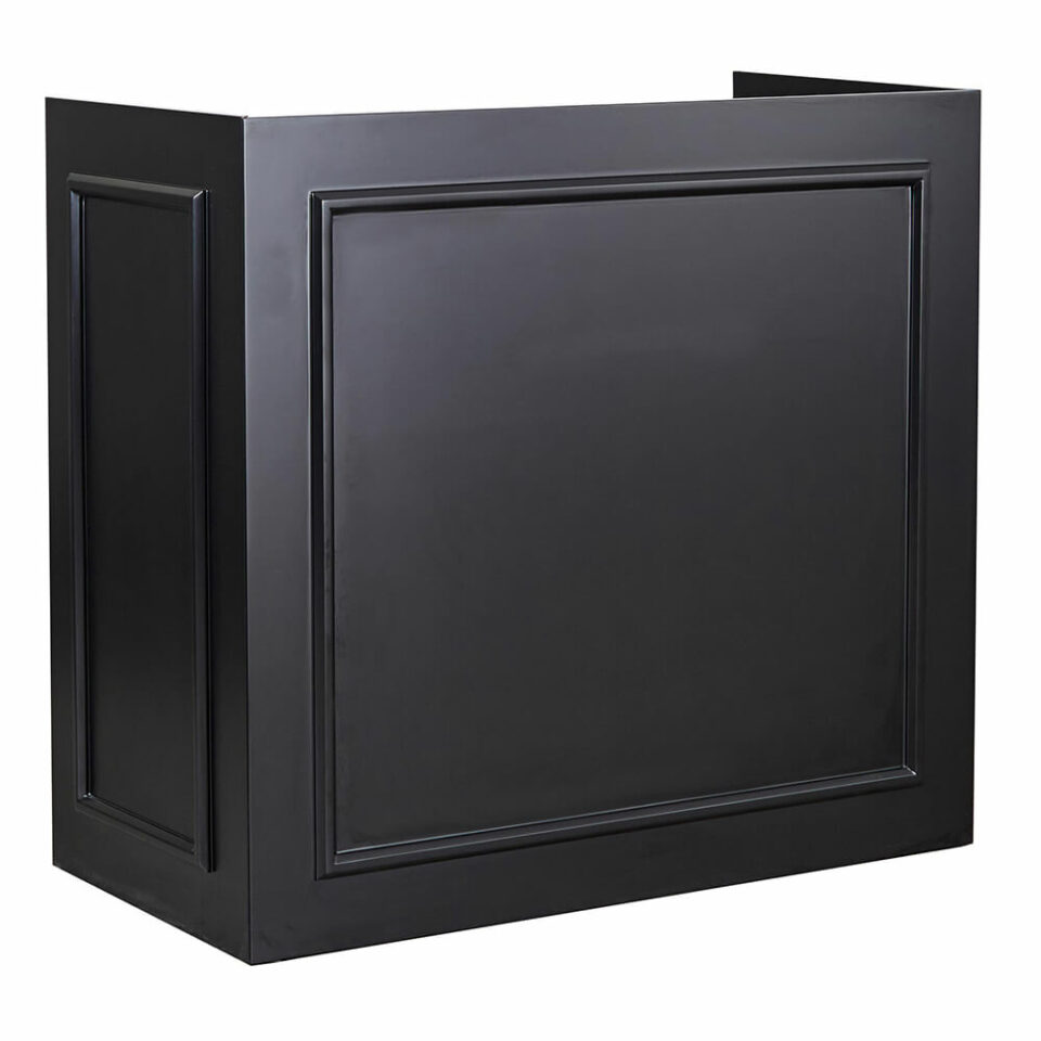 Taylor Reception Desk Black | Comfortel Salon Furniture UK