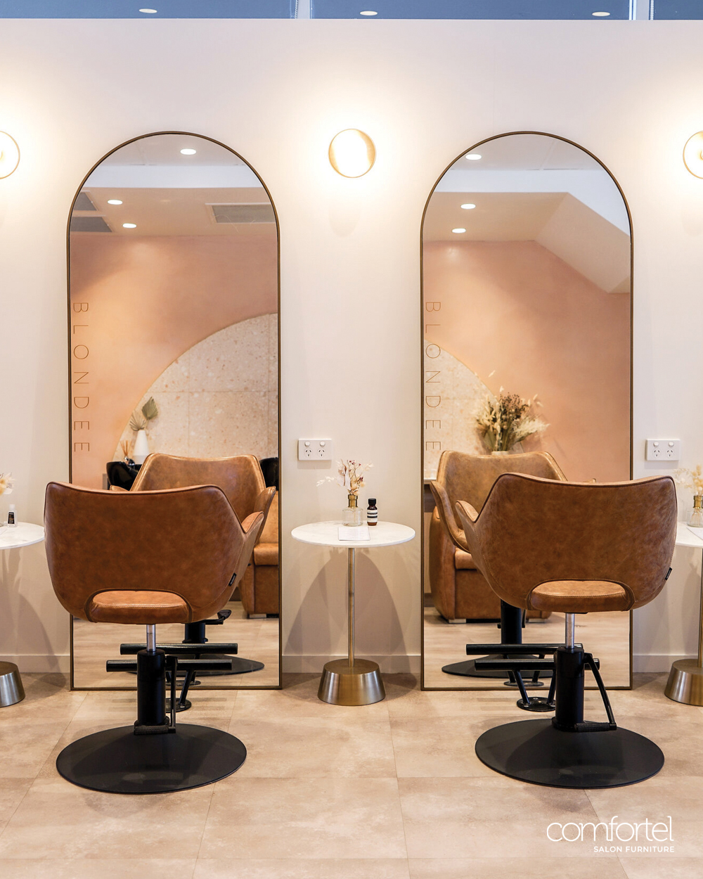 Salon Interior Design Inspo | Refined Boho Salon Furniture - Comfortel UK