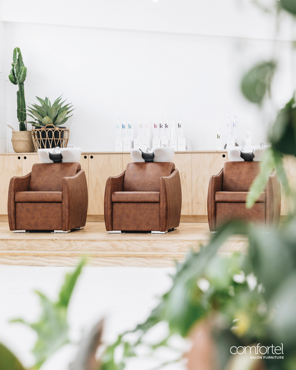 Salon Interior Design Inspo | Refined Boho Salon Furniture - Comfortel UK